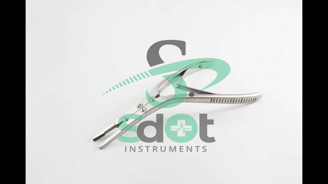 Morselizer Rubin Septal Forceps Angled 20 cm Plastic Surgery ...