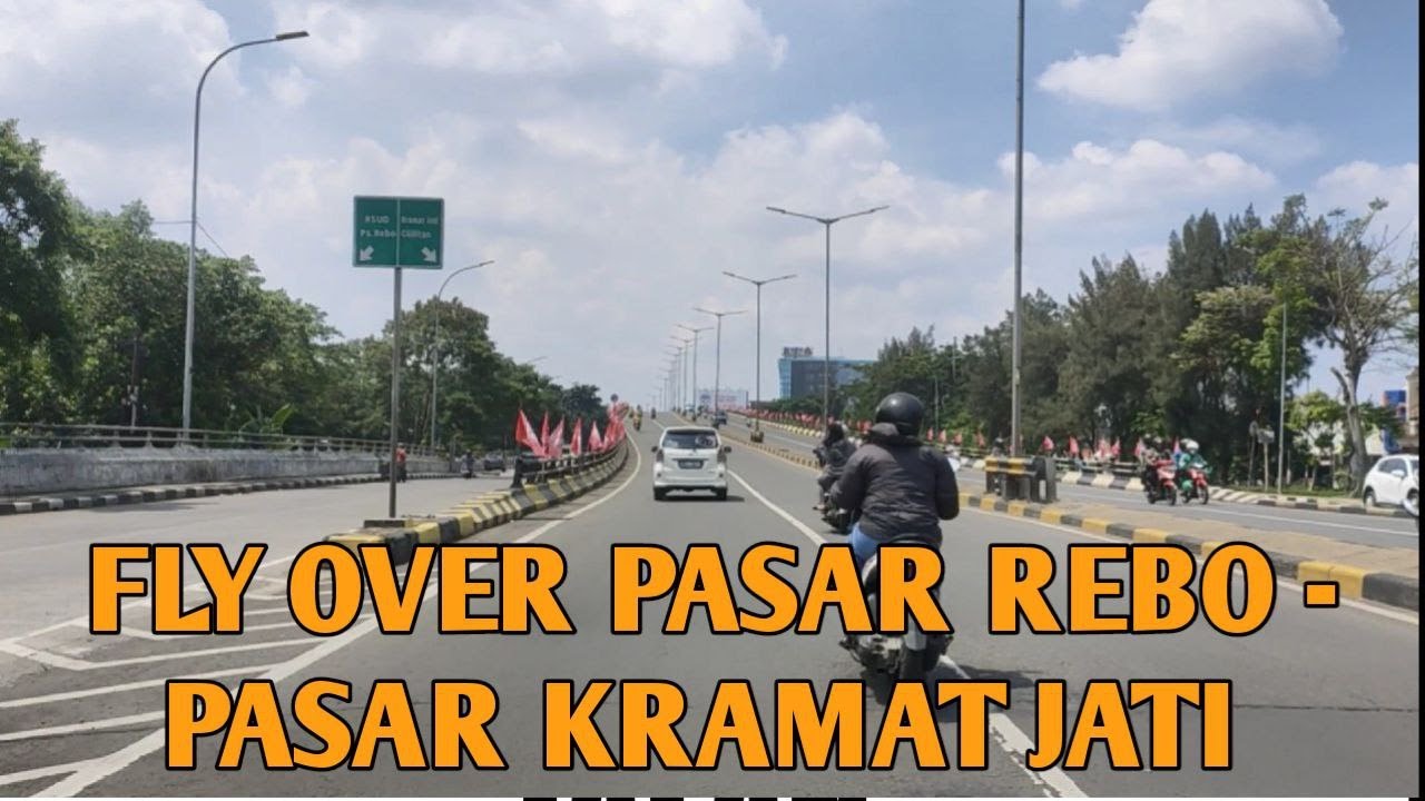 FLY OVER PASAR REBO - PASAR KRAMAT JATI - YouTube