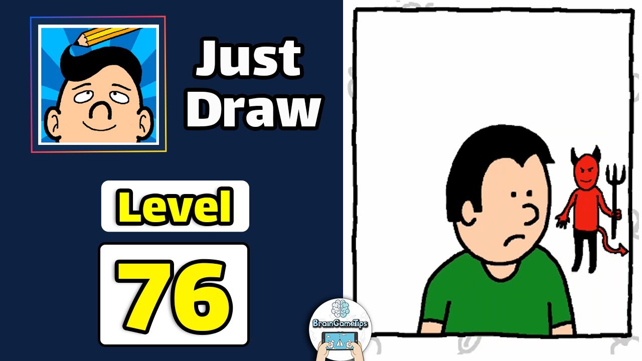 Just Draw Level 76 (August 3) Walkthrough - YouTube
