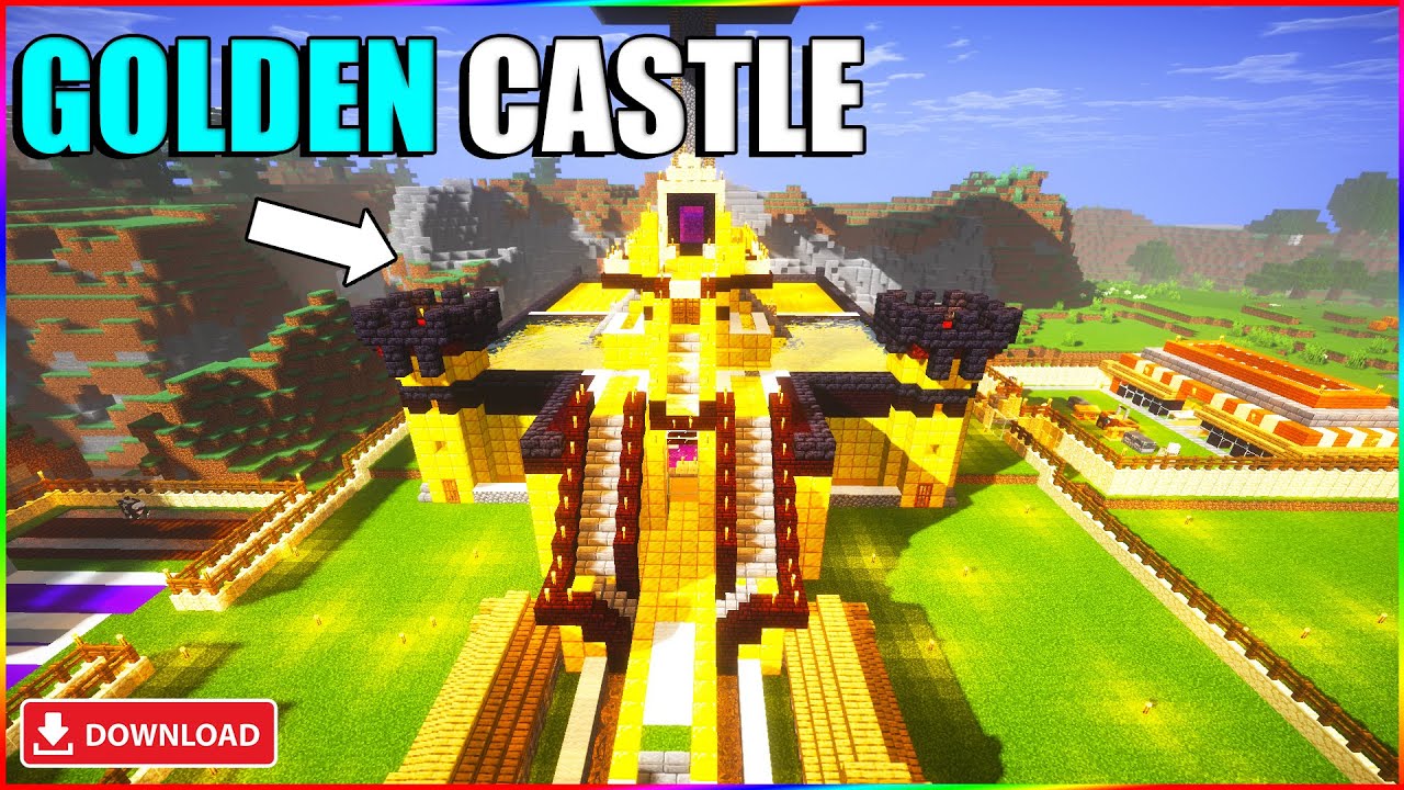 Minecraft Gold Castle