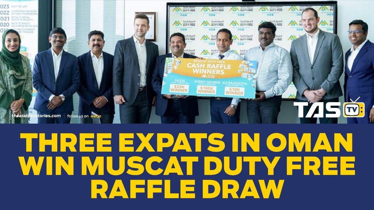 Three expats in Oman win Muscat Duty Free raffle draw | TAS TV | The ...