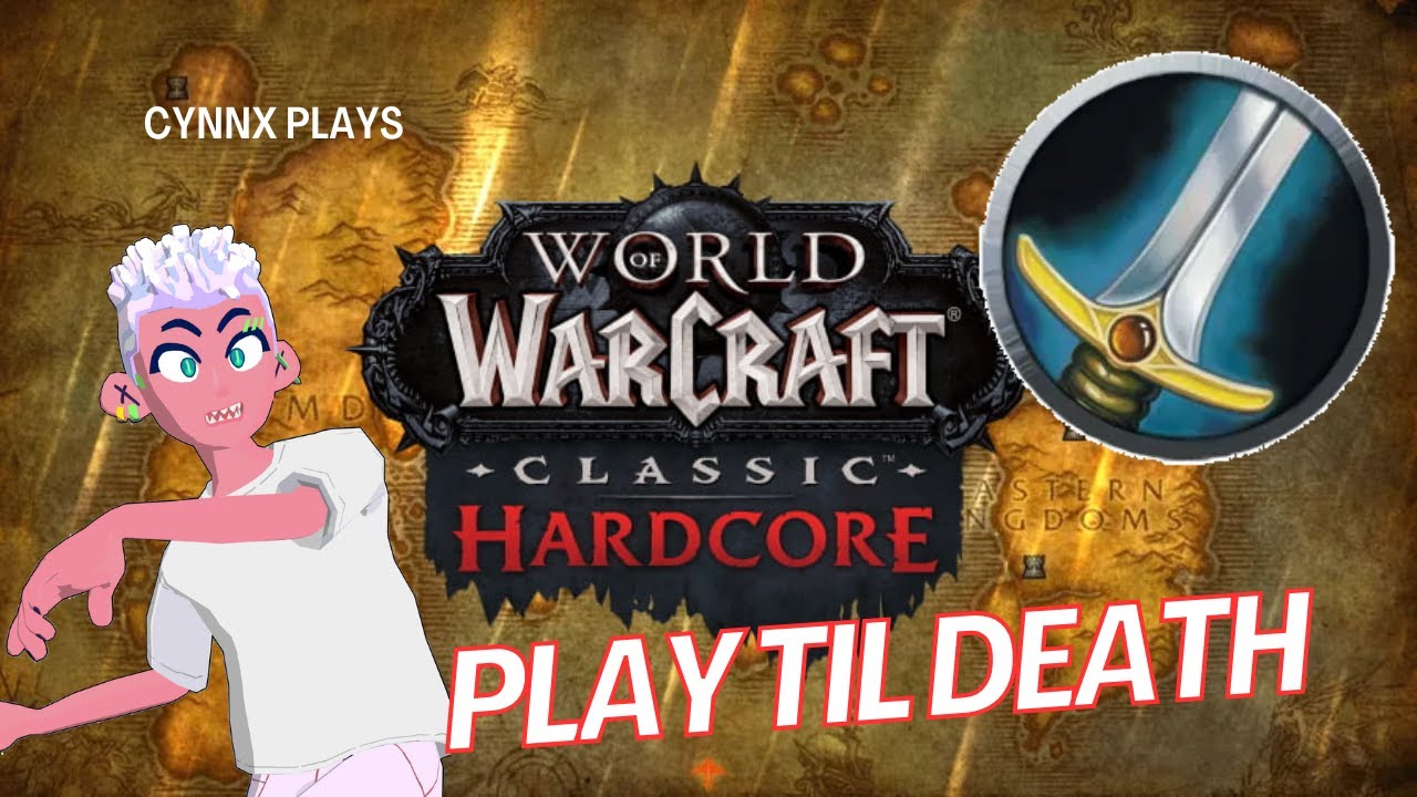 New WoW Hardcore Warrior Adventure - Play til Death 2 - YouTube