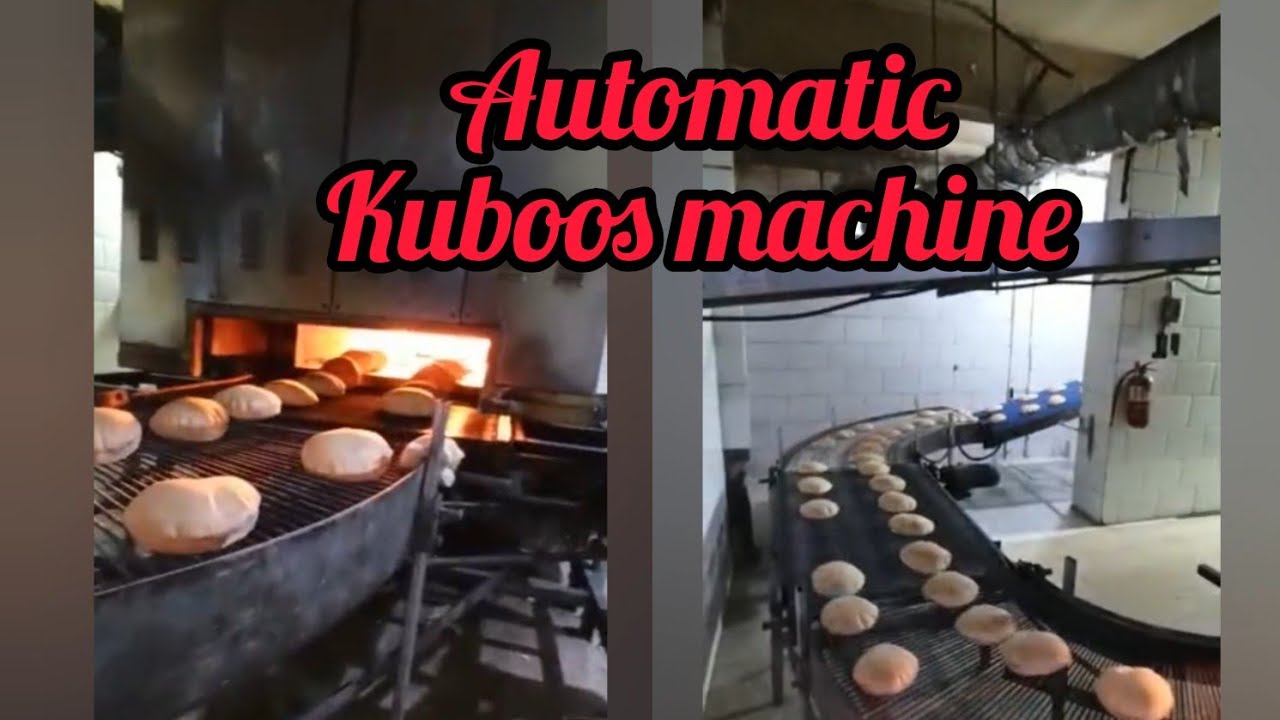 Automatic pita bread making machine /kuboos making machine😍 - YouTube