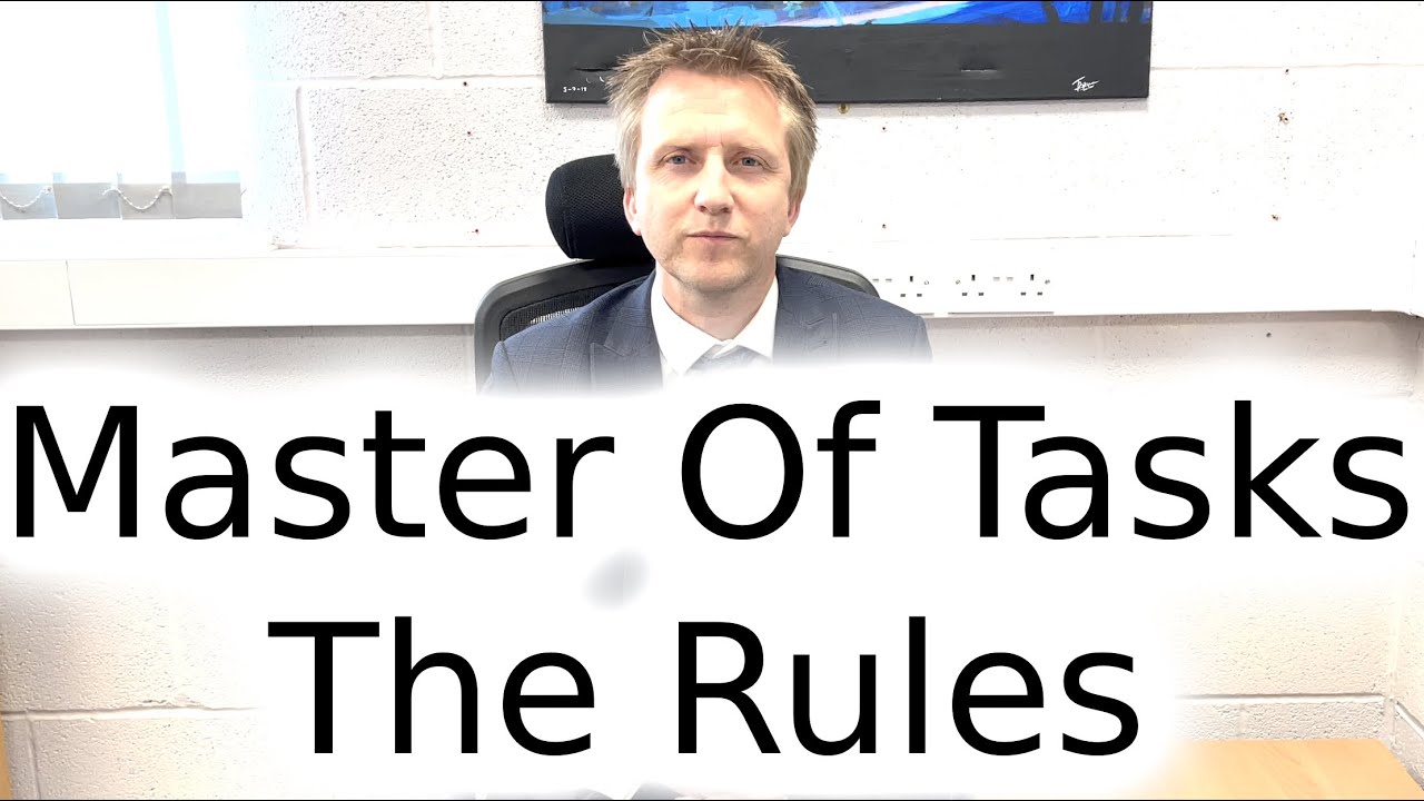 Master of tasks - The Rules - YouTube