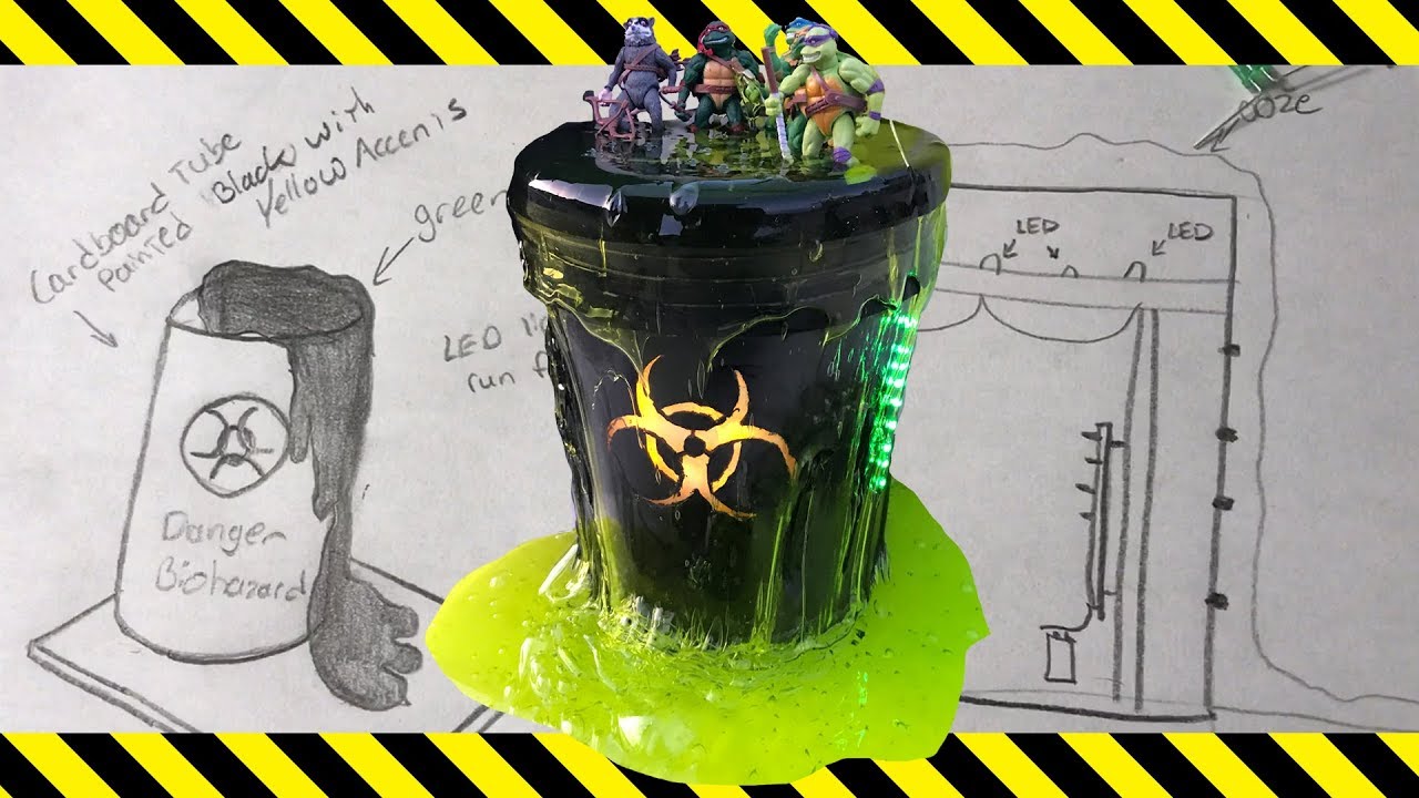 4 Gallons of Biohazard Slime - Our Halloween Project - YouTube