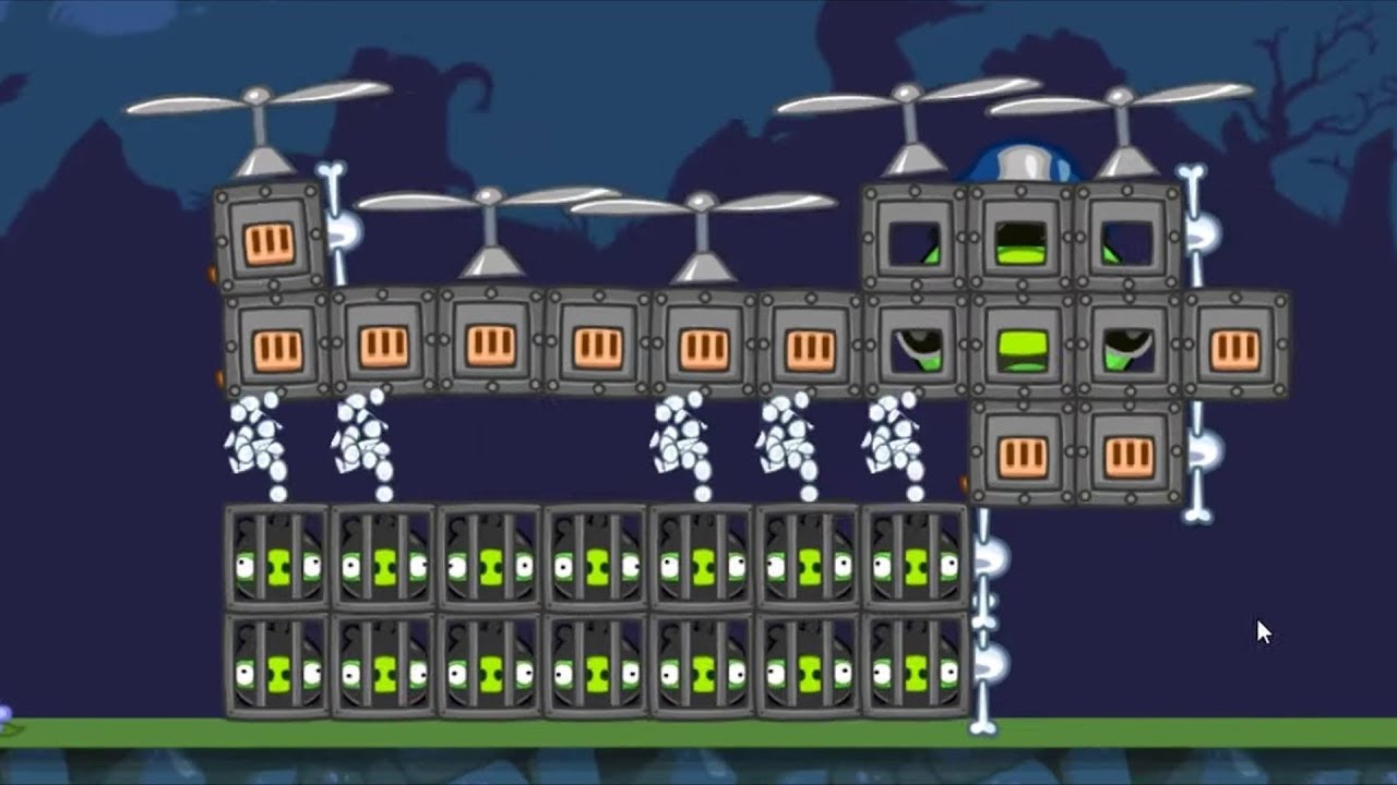 Bad Piggies - ONE POLICE KING PIG CATCH ALL THIEVES AFTER SHOOTING THEM ...