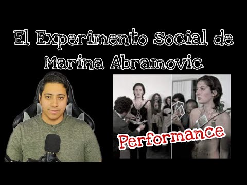 El Experimento Social de Marina Abramovic - Performance