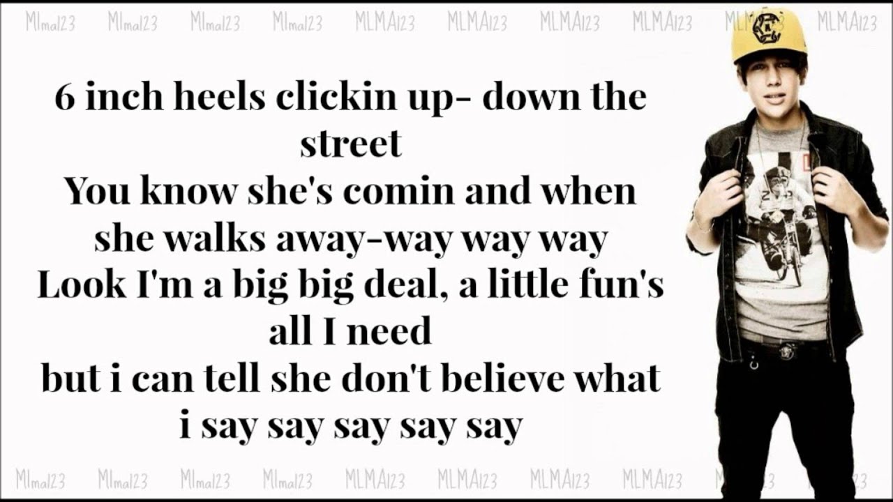 Mmm yeah - Austin Mahone Lyrics on screen - YouTube