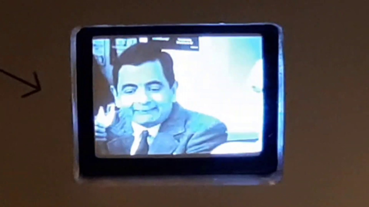 Mini-TV Made From a Camera Viewfinder CRT - YouTube