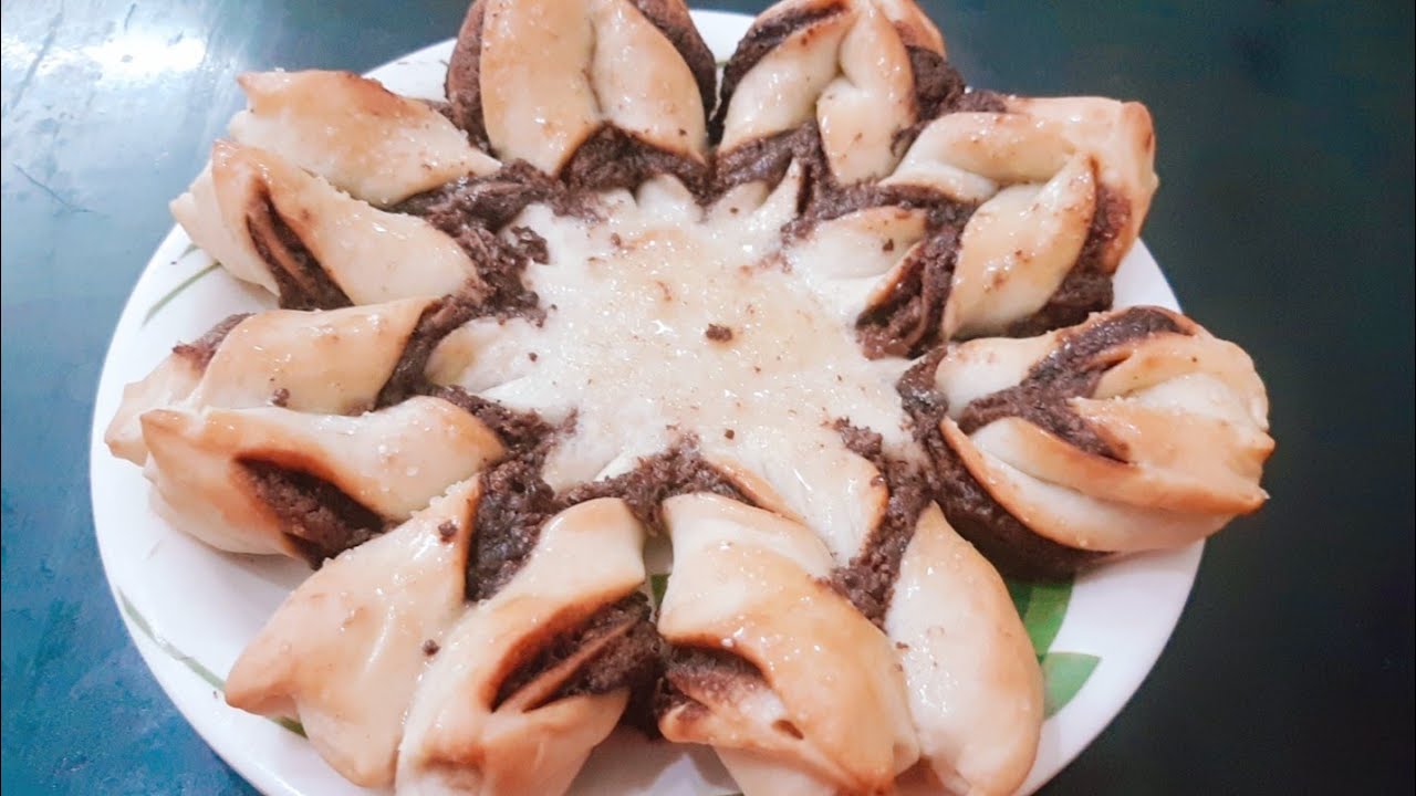 Chocolate Stars //chocolate spread stars recipe//easy evening snack ...