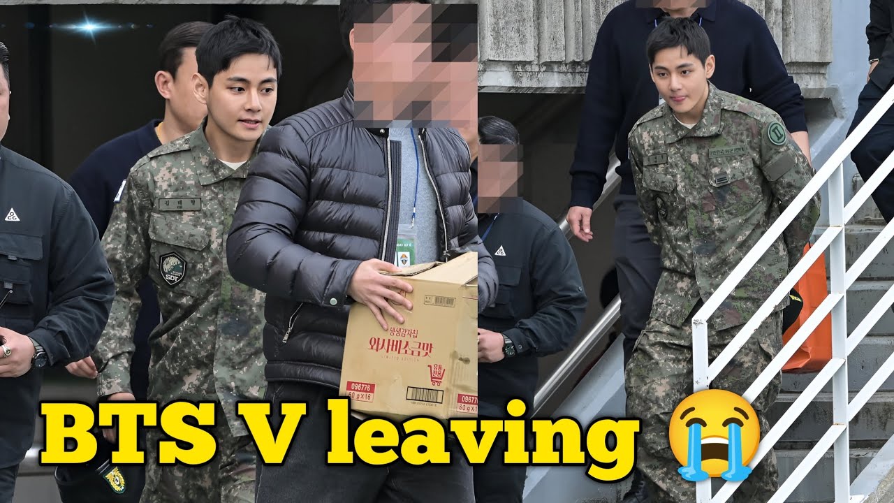 BTS V leaving Stadium 😭 | - YouTube