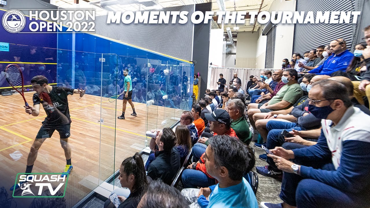 Squash: Houston Open 2022 - Moments of the Tournament - YouTube