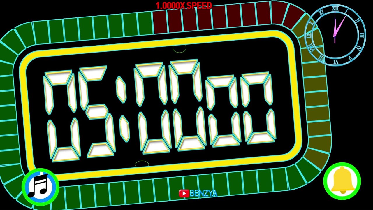 Rectangle 5 minutes countdown timer alarm🔔 - YouTube