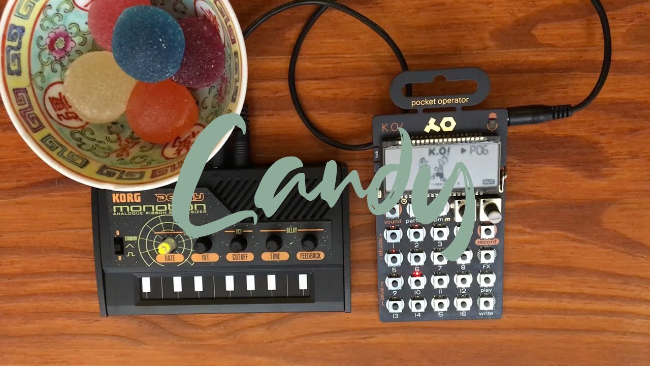 Candy - PO-33 and Korg Monotron Delay - YouTube