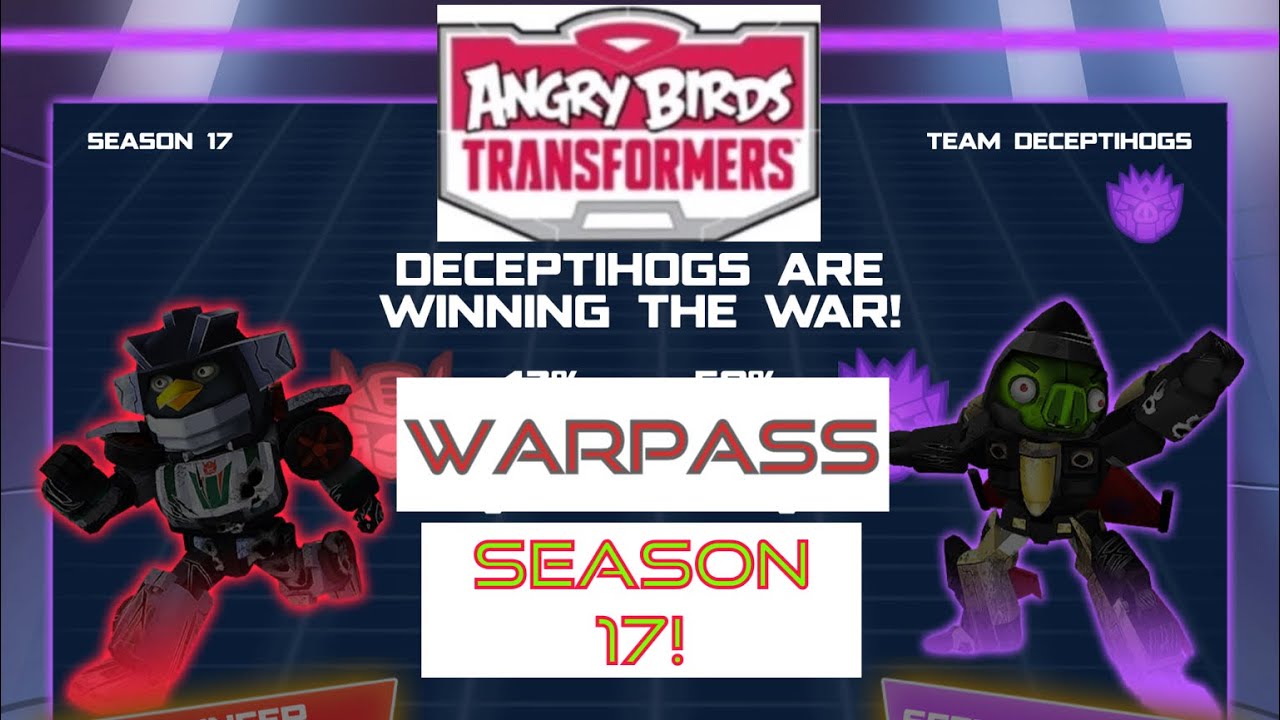 WARPASS SEASON 17 - Angry Birds Transformers - YouTube