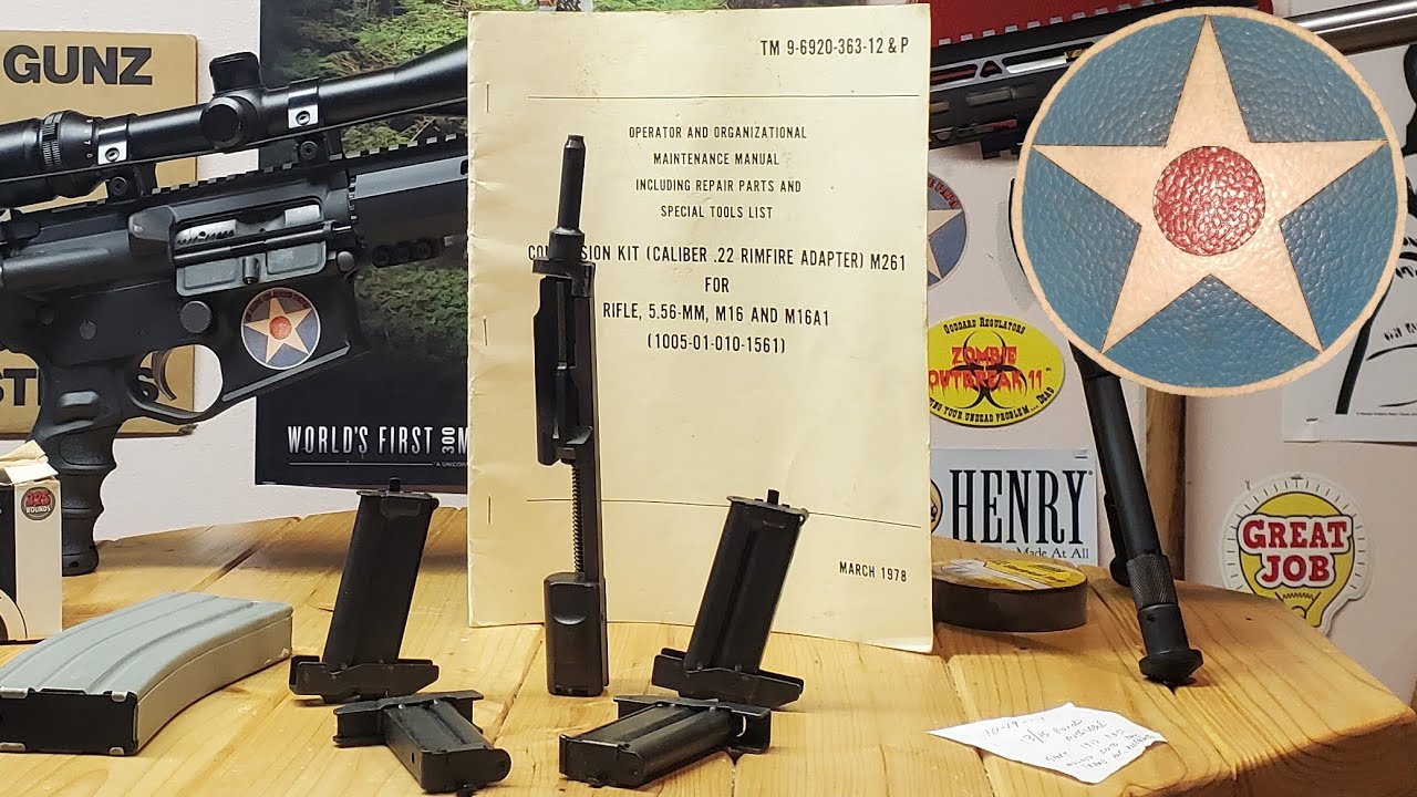 US Military M261 22LR Conversion Kit Review. Shoot 22LR Out Of Your AR ...