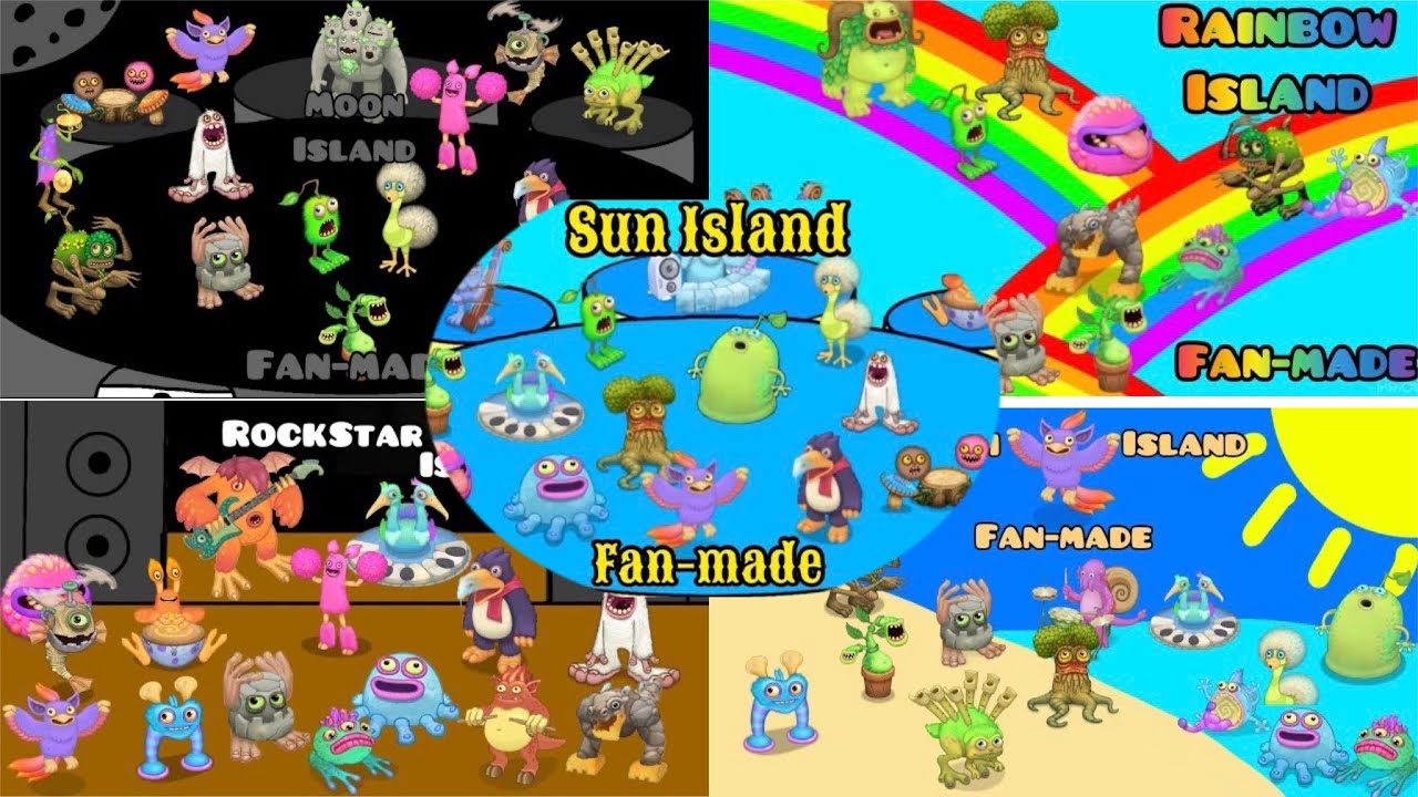 All My Fan-Made Composer My Singing Monsters Islands! Vol. 1 - YouTube