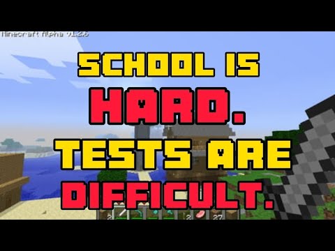 school is hard...tests are difficult but keep going - YouTube
