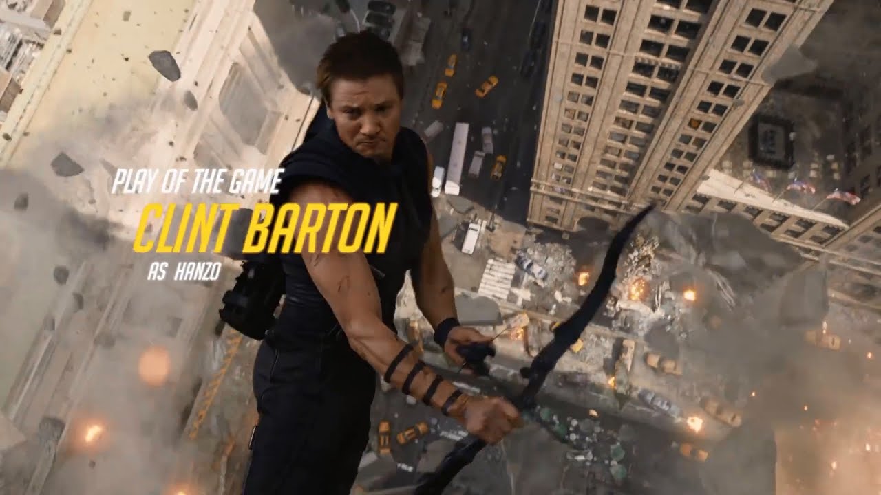 OverWatch - Play of The Game: Clint Barton - YouTube