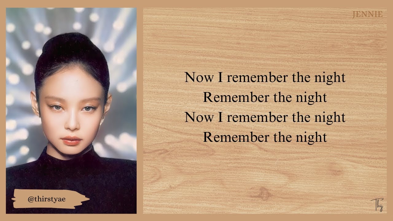 JENNIE - Starlight | Lyrics - YouTube