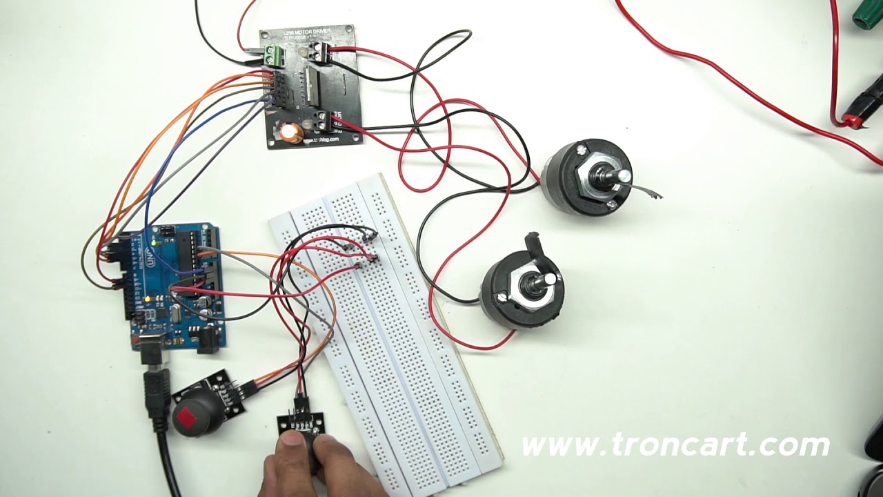 Joystick With Variable speed - YouTube