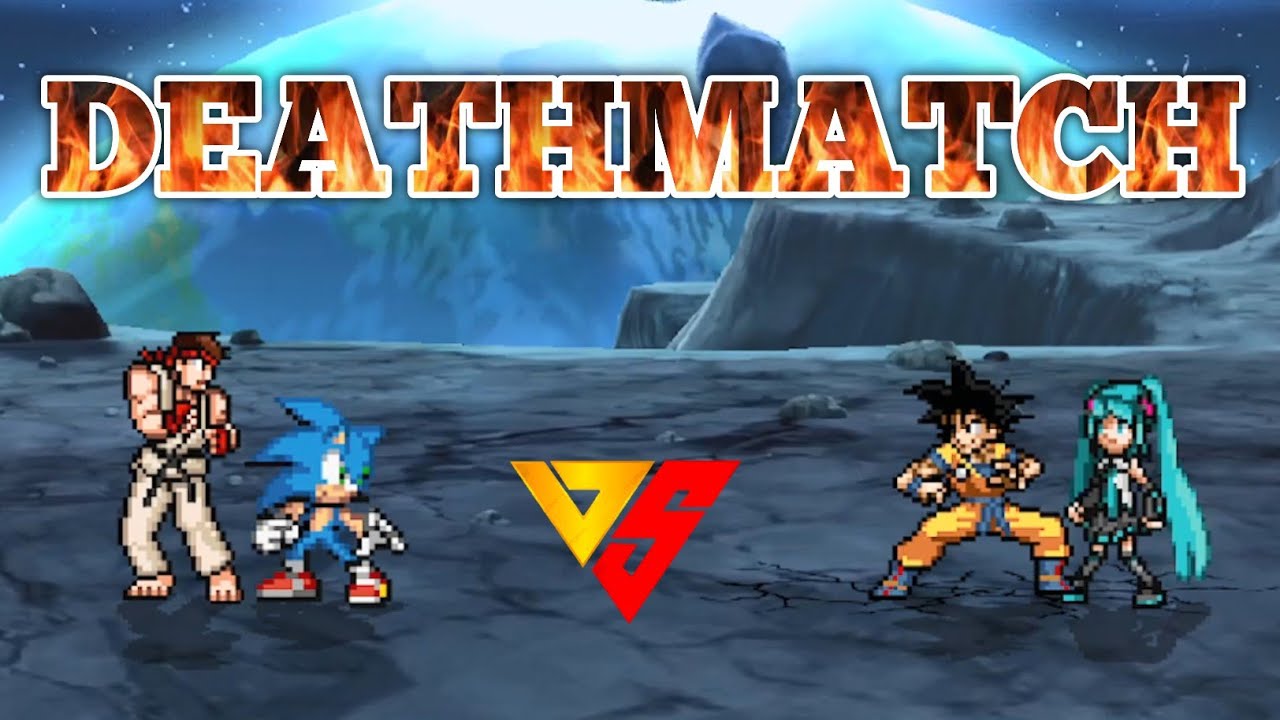 Sonic (all form) & Ryu VS Goku Blizzard & Miku in Jump Force Mugen ...