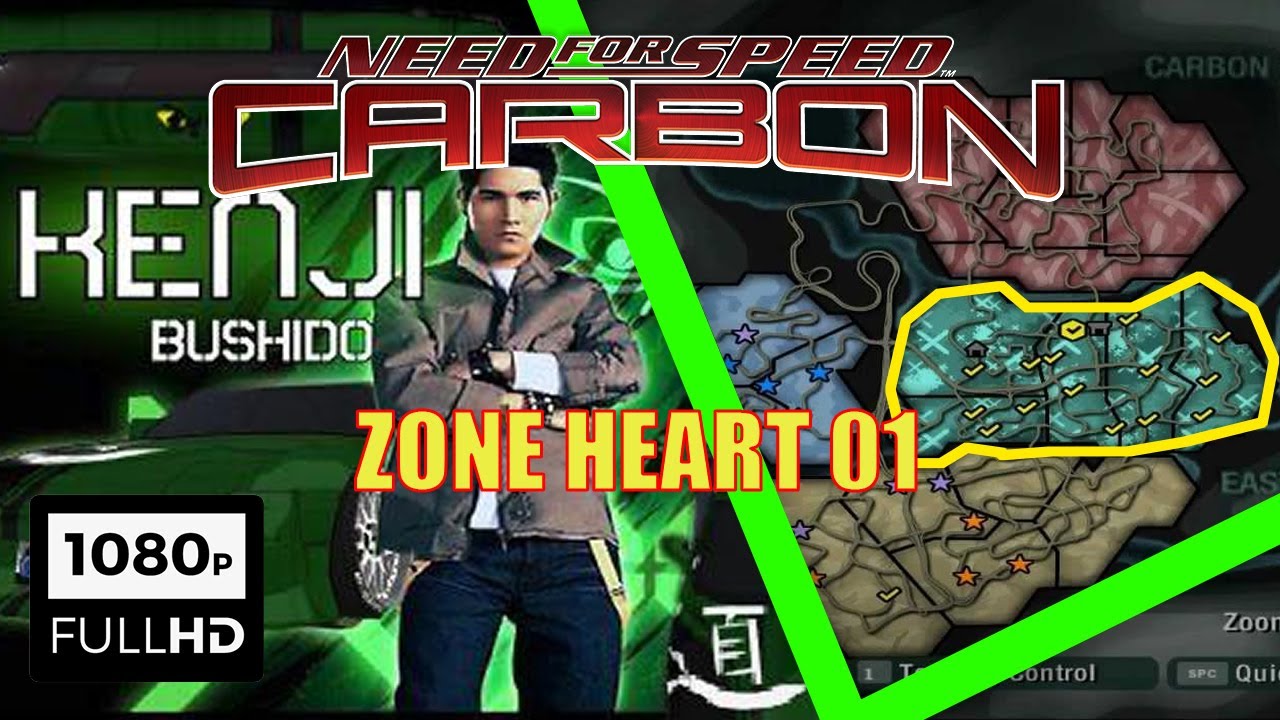 Need for Speed™ Carbon Career Kenji Bushido Zone Heat 01 Game Play ...