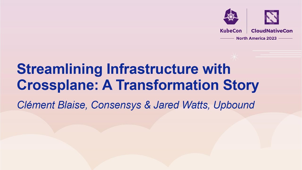 Streamlining Infrastructure with Crossplane: A Transformation Story ...