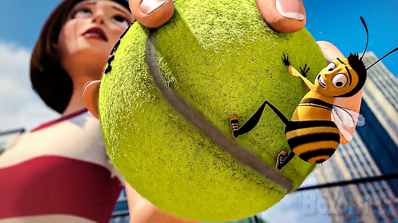 Eine Biene steckt auf einem Tennisball fest! | Bee Movie - Das Honigkomplott | German Deutsch ...