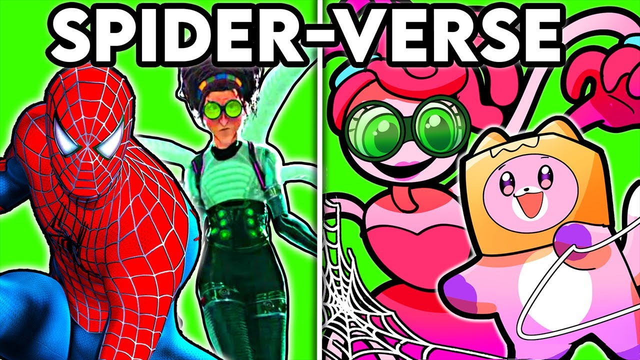 Spider Man Vs Lankybox Hilarious Split Screen Animation And More