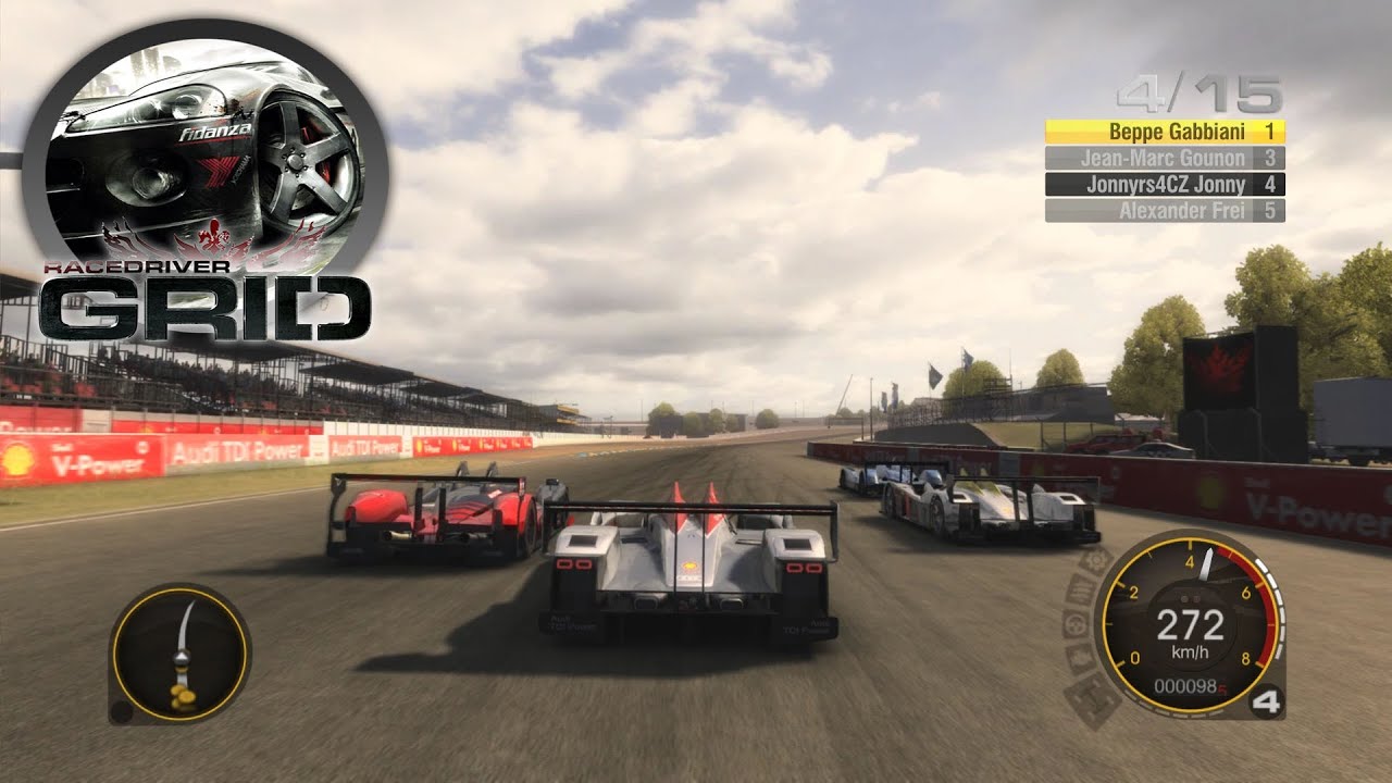 Race Driver: GRID (2008) | 24h Le Mans - Audi R10 TDI | Gameplay [1080p ...