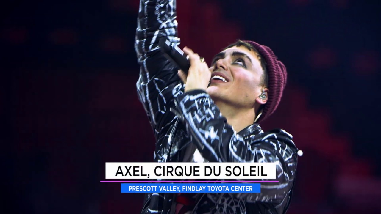 Cirque du Soleil's AXEL - Artistic Director Fabrice Lemire with Brad ...