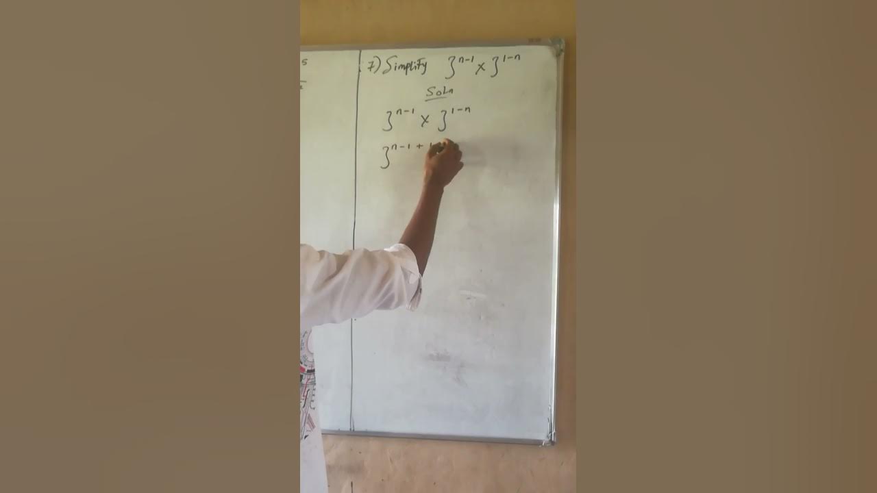 Learn how to apply zero index law in resolving indices problems - YouTube