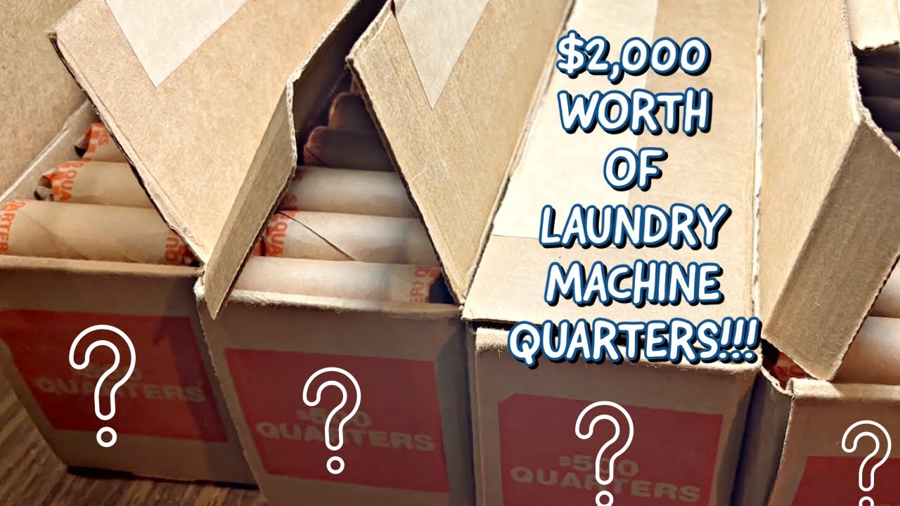 I Searched $2,000 In Laundromat Quarters! Pt. 1 - YouTube