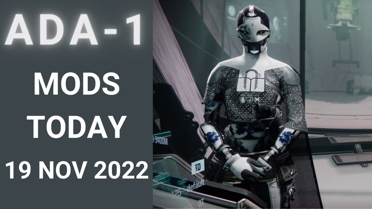 What is ADA-1 Selling Today Destiny 2 D2 ADA-1 Official Inventory and ...