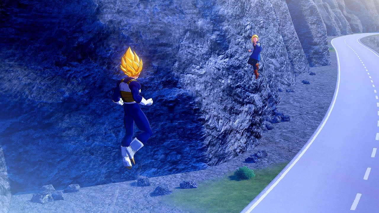 Super Vegeta Fight Against Android 18 DragonBall Z Kakarot 4K Gameplay ...