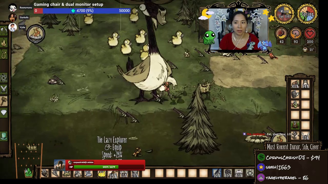 Don't Starve Together: Solo Moose/Goose Fight - YouTube