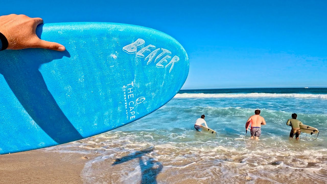 POV SURFING A FINLESS CATCH SURF BEATER (INSIDE BOYZ) - YouTube