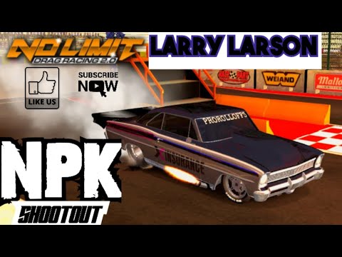 NPK🤑NO LIMIT DRAG RACING 2.0 CHEVY NOVA BIG BLOCK PROCHARGER ON 34.5x21 ...