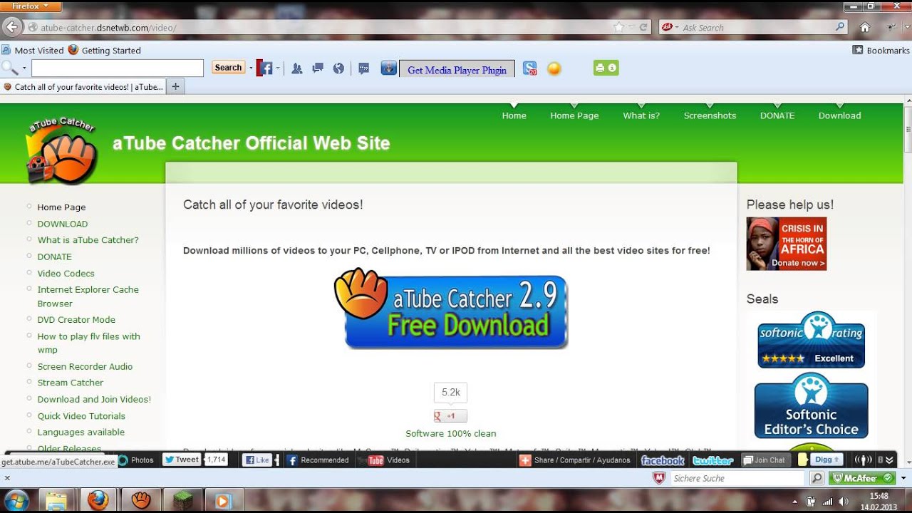 Atube Catcher download - YouTube