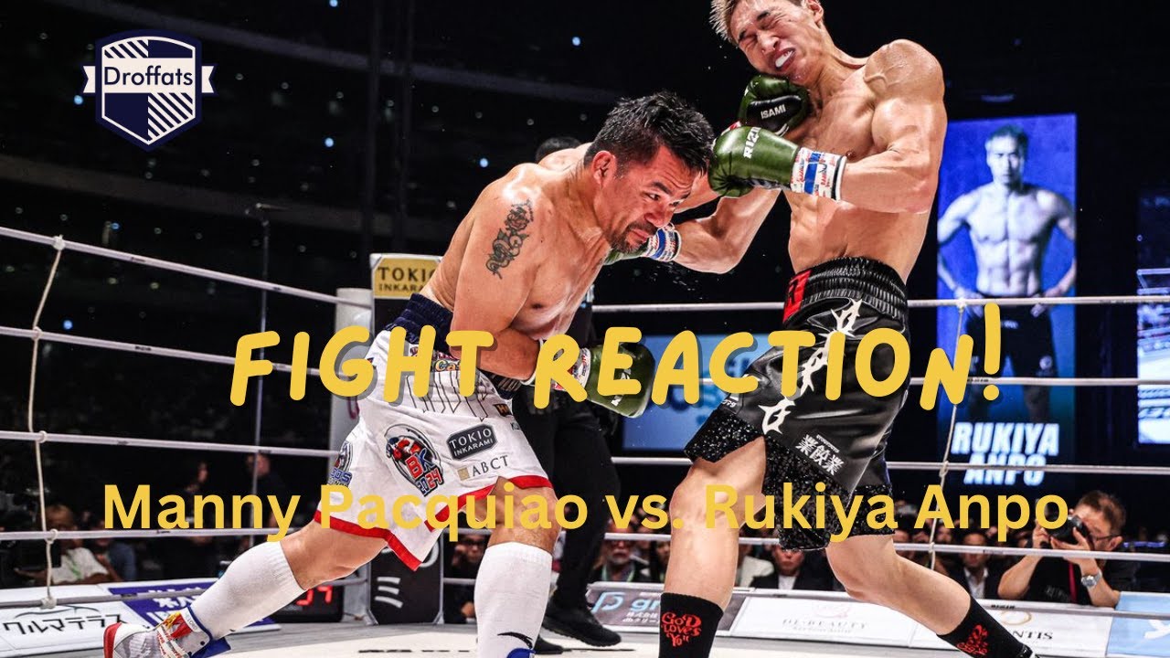 Manny Pacquiao vs. Rukiya Anpo Fight Reaction! - YouTube