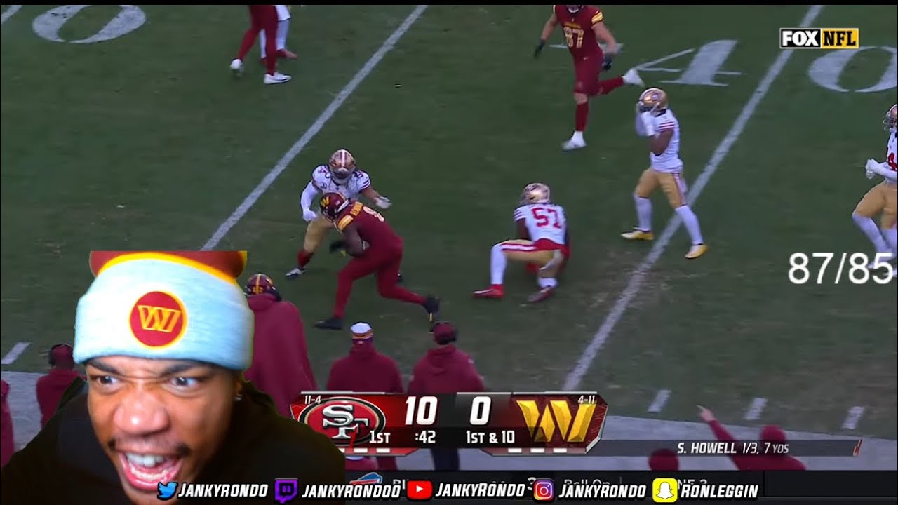 CALEB WILLIAMS WE NEED YOU | | San Francisco 49ers vs. Washington ...