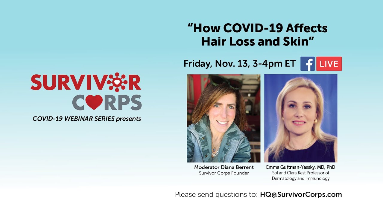 COVID Live Webinar Series: How COVID-19 Affects Hair Loss and Skin ...