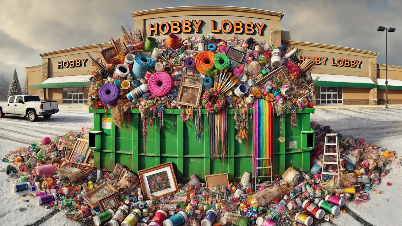 Dumpster Diving Hobby Lobby #6 - YouTube