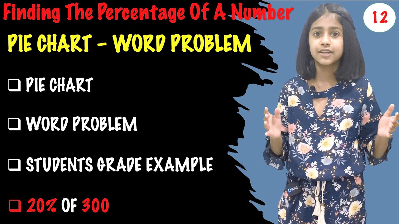 Pie Chart - Find The Percent Of A Number - Word Problem (Example 2 ...
