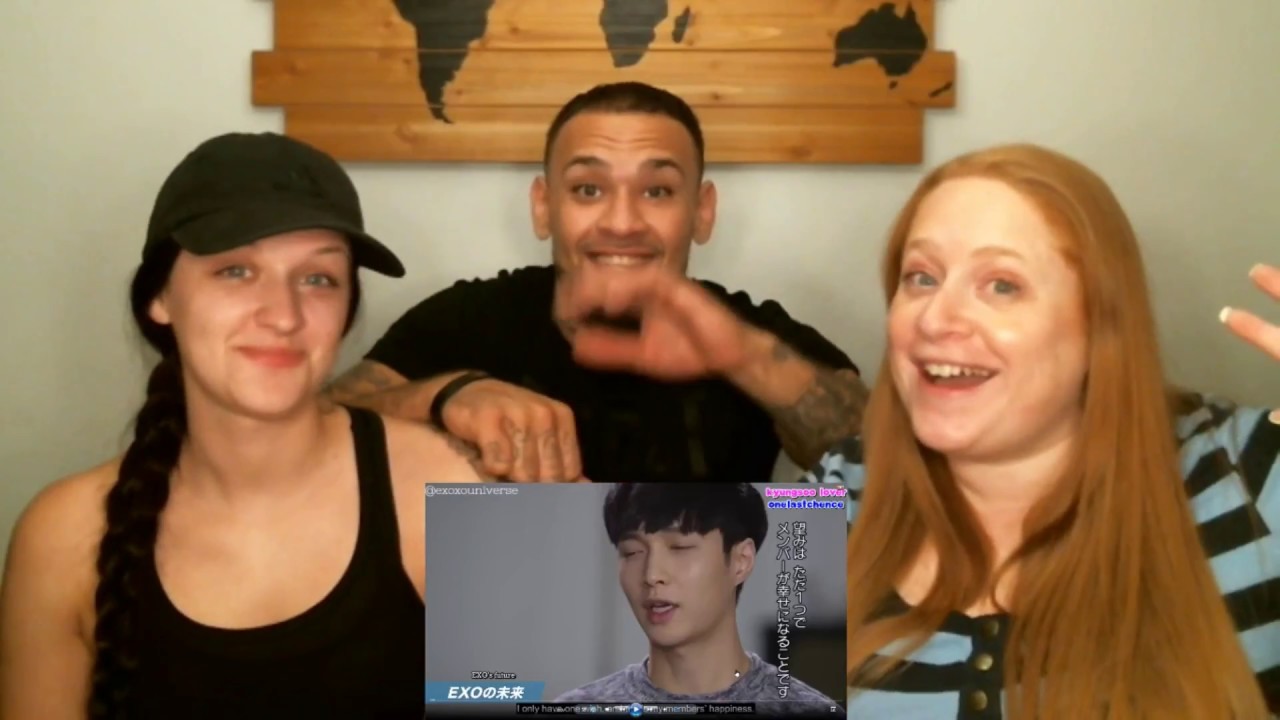 Fitness Trainer Bryan and Serina react to EXO is Family - YouTube