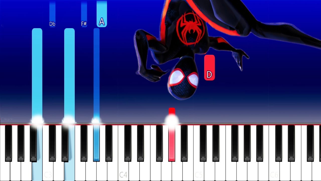 SPIDER-MAN- ACROSS THE SPIDER-VERSE - Calling (Piano Tutorial) - YouTube