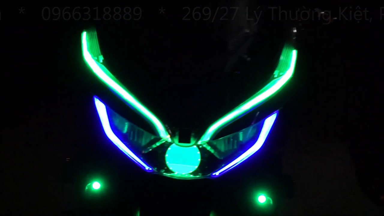 Pcx 2019 độ đèn: Nên chọn Tăng sáng hay Bi cầu Led? || LED PHƯỢT Shop ...