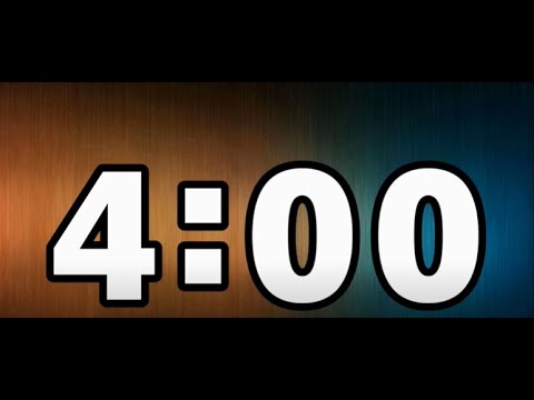 4 minute countdown timer/Đồng hồ đếm ngược 4 phút--COUNTDOWN - YouTube