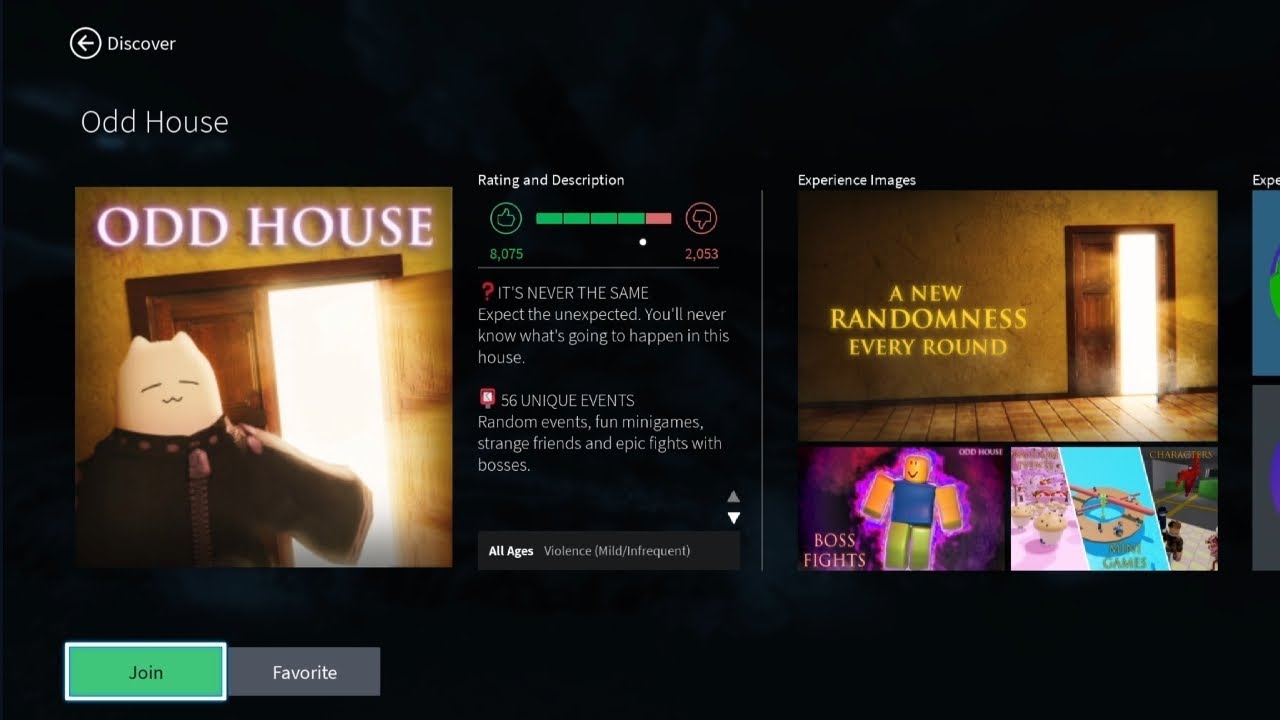 Roblox ODD HOUSE - Experience - YouTube